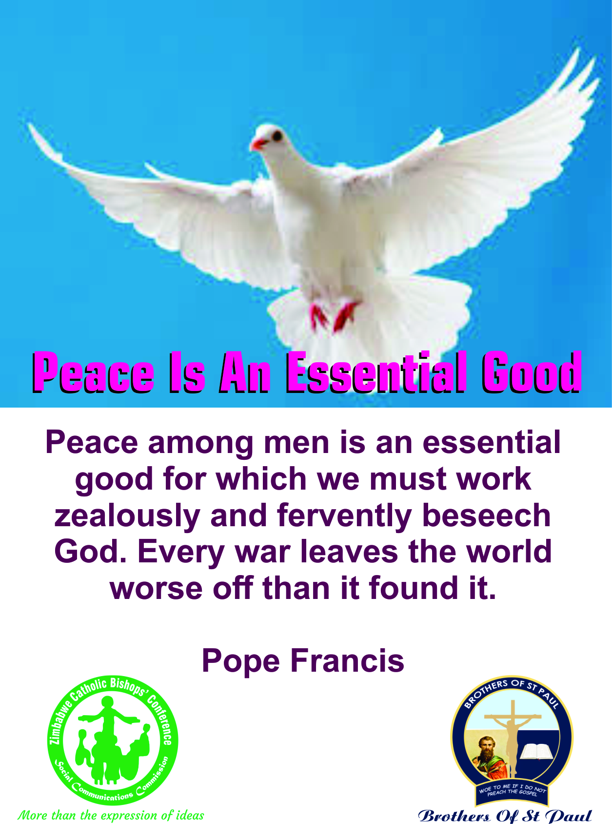 Peace-message-sponsored-by-Brothers-of-St.-Paul – Catholic Church News